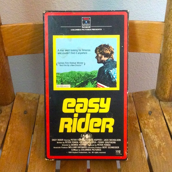 Columbia | Media | Easy Rider Vhs 985 Dennis Hopper Peter Fonda Jack ...